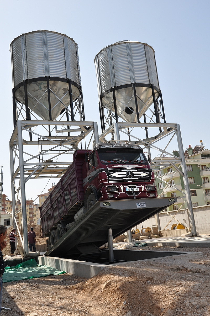10m Concrete Canal Type Unloading Platform | Yılmaz Kardeş Unloading ...