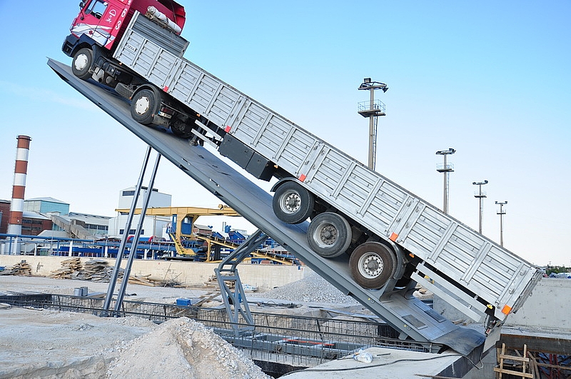16m Concrete Canal Type Unloading Platform | Yılmaz Kardeş Unloading ...